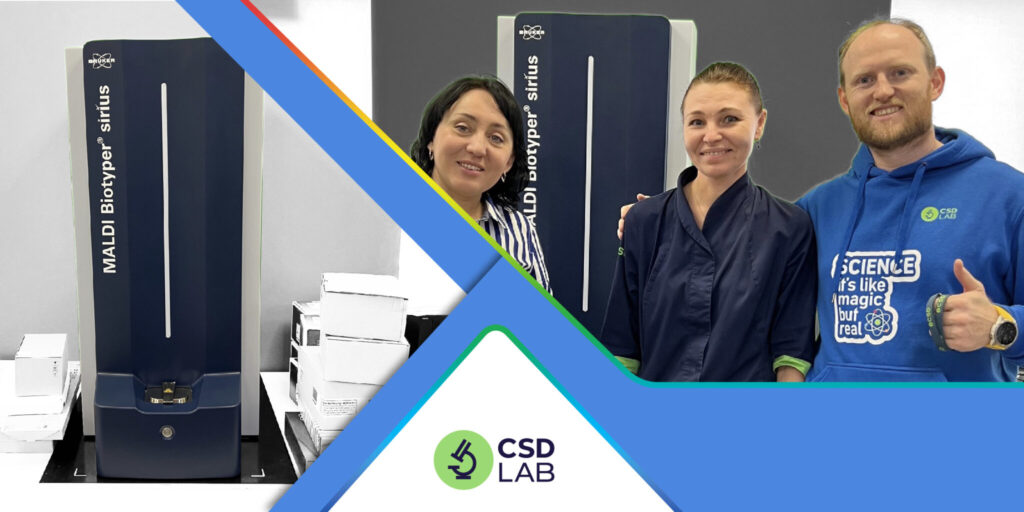 MALDI-TOF в мережі лабораторій CSD LAB - ТОВ «СПЕКТРОЛАБ»